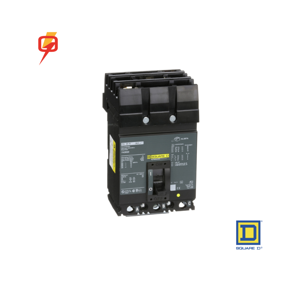 Centro de Carga trifásico QO SQUARE D de 12 polos - Eléctrica Observatorio CDMX