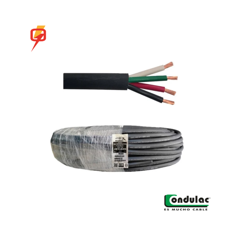 Cable Uso Rudo 4x10 AWG 600V Venta por Metro - Condulac - Eléctrica ...